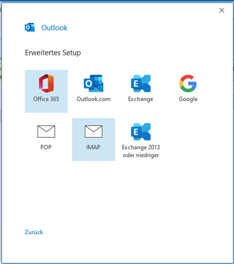 E-Mail-Postfach in Microsoft Outlook 2016 einrichten (Windows ...